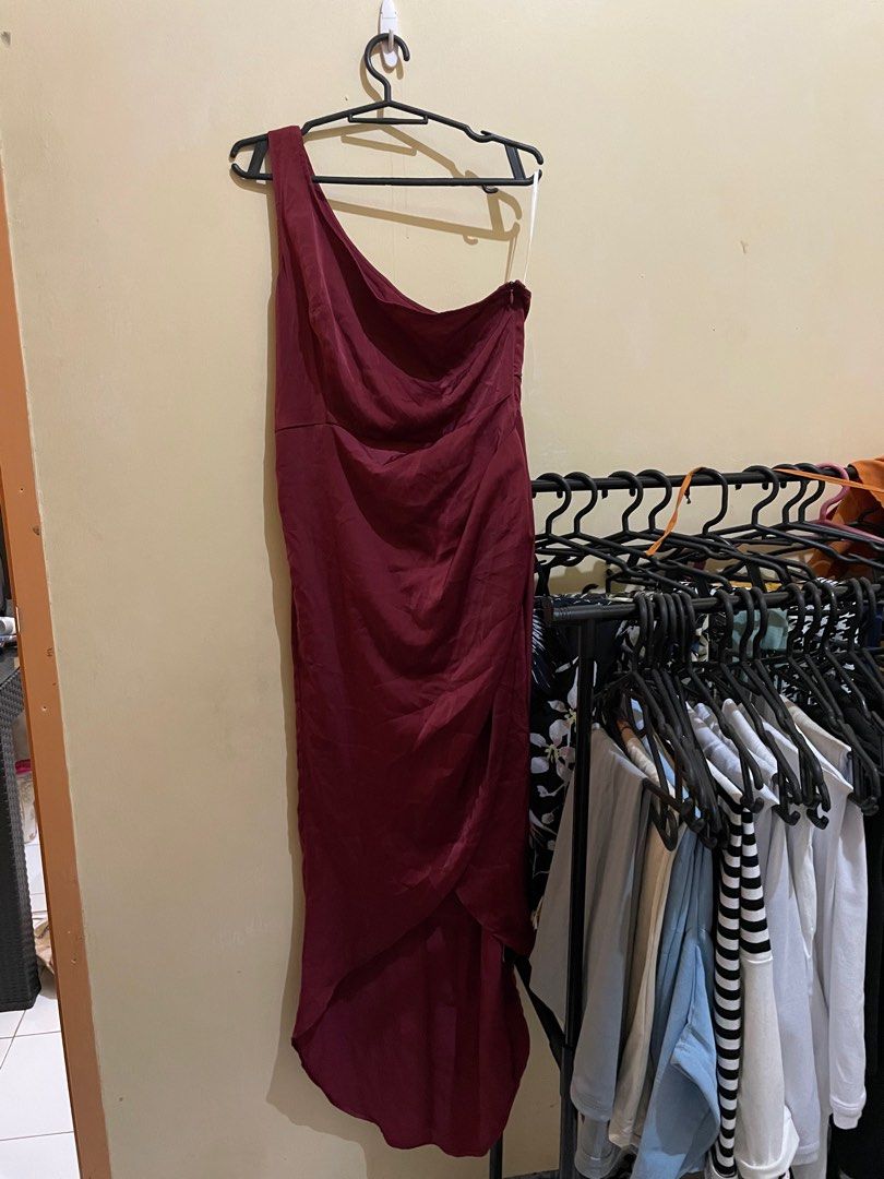 One Sided Strap Dress (Venus Cut), Women's Fashion, Dresses & Sets ...