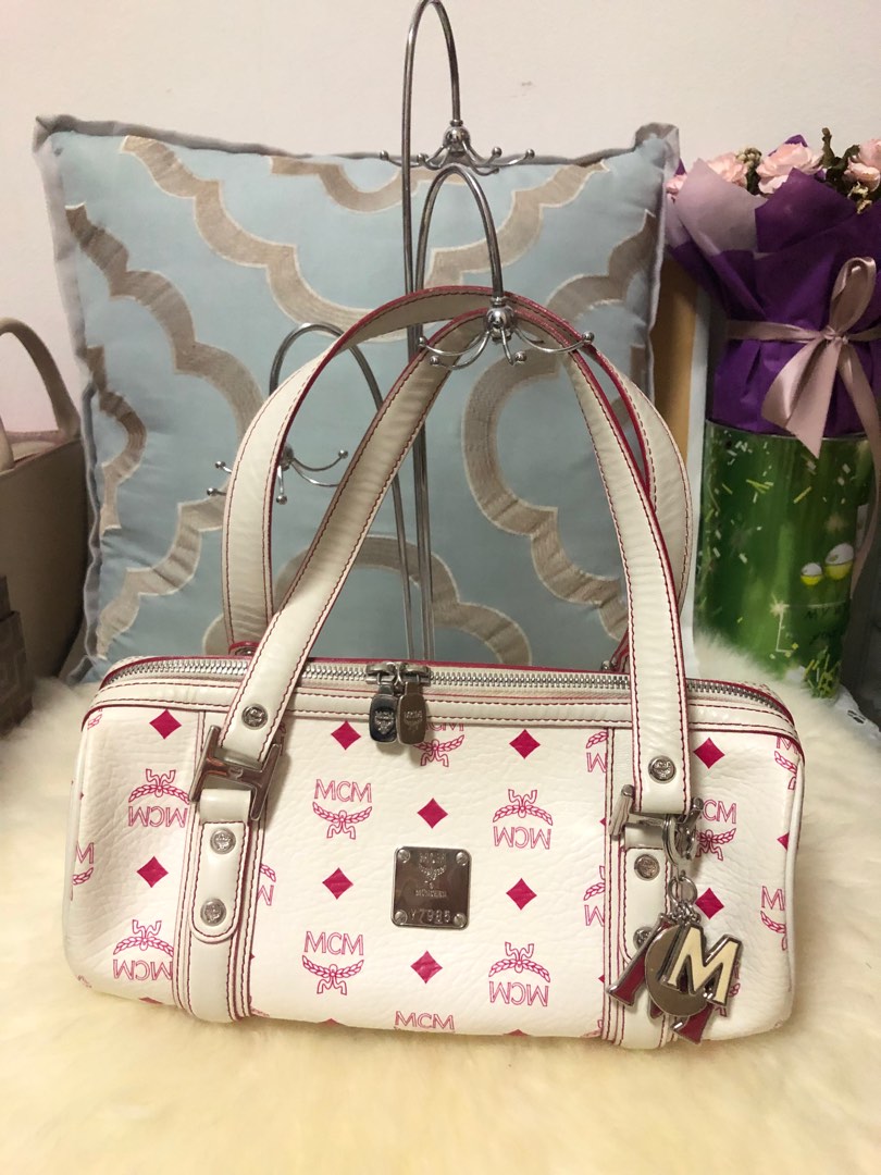 ORIGINAL MCM BARREL BAG, Women's Fashion, Bags & Wallets, Purses ...