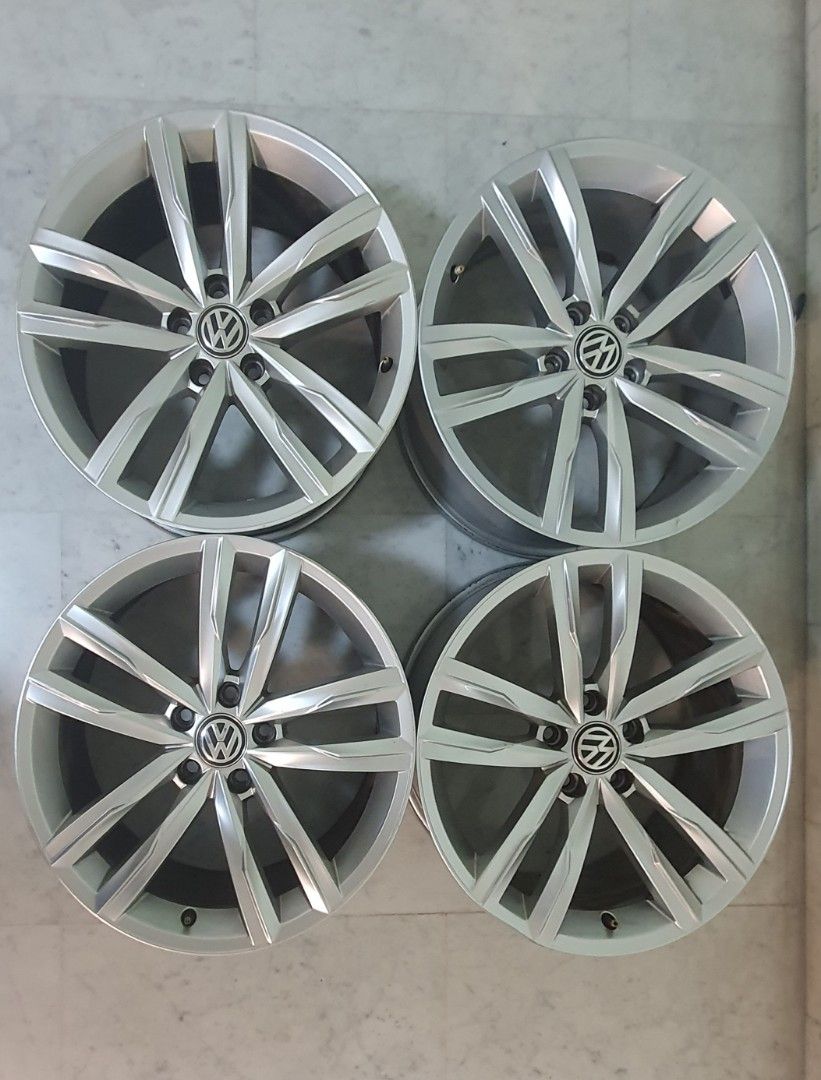 Original Volkswagen sport rims (Full set), Car Accessories, Tyres ...