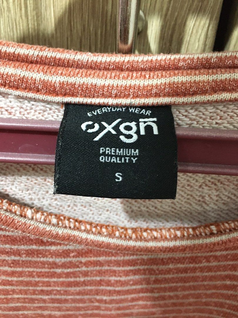 Oxygen striped shirt, Women's Fashion, Tops, Shirts on Carousell