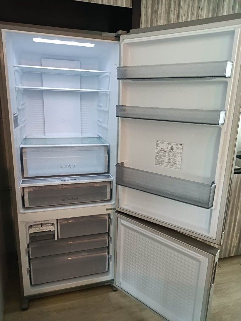 Panasonic two doors fridge 365L, TV & Home Appliances, Kitchen ...