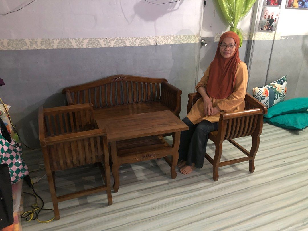 Perabot jati, Furniture & Home Living, Furniture, Sofas on Carousell