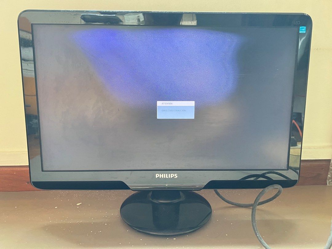 Philips 21 inch monitor VGA only, Computers & Tech, Desktops on Carousell