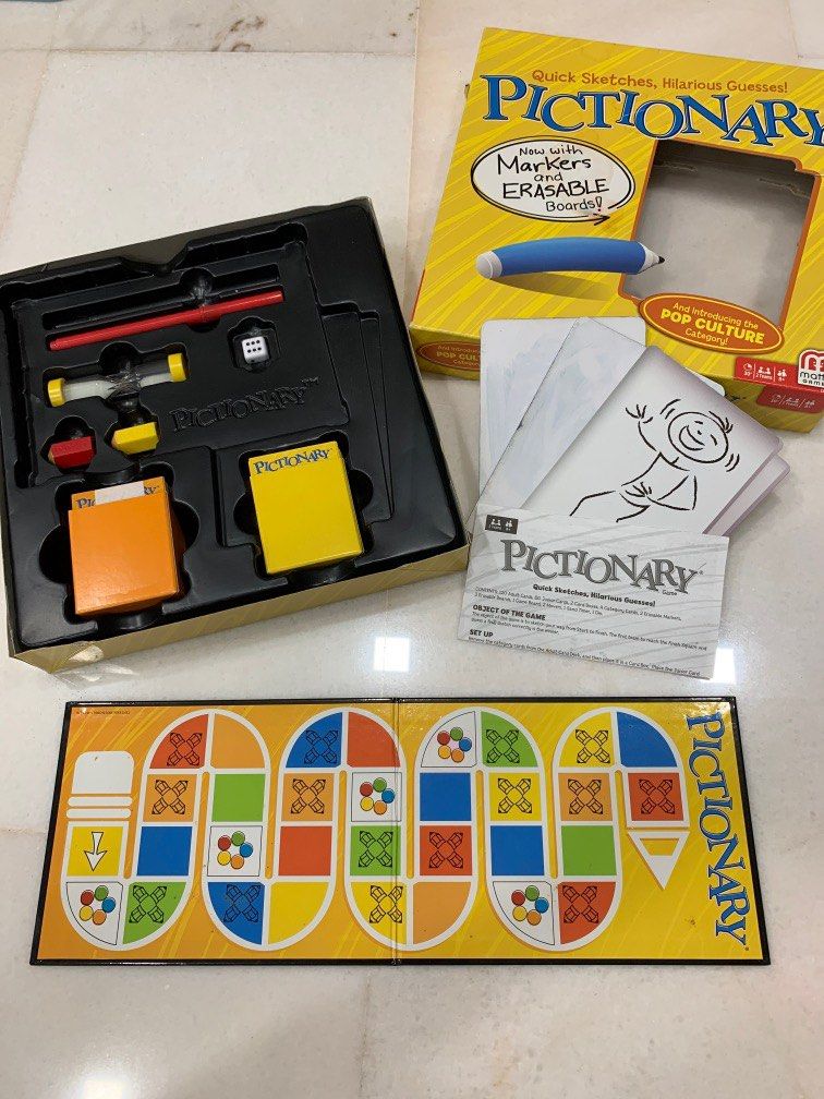 Pictionary game, Hobbies & Toys, Toys & Games on Carousell