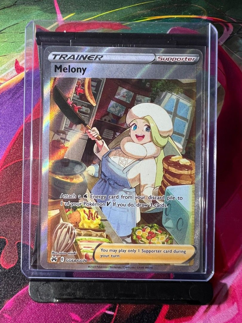 Pokemon Card Melony Galarian Gallery Crown Zenith GG, Hobbies & Toys ...
