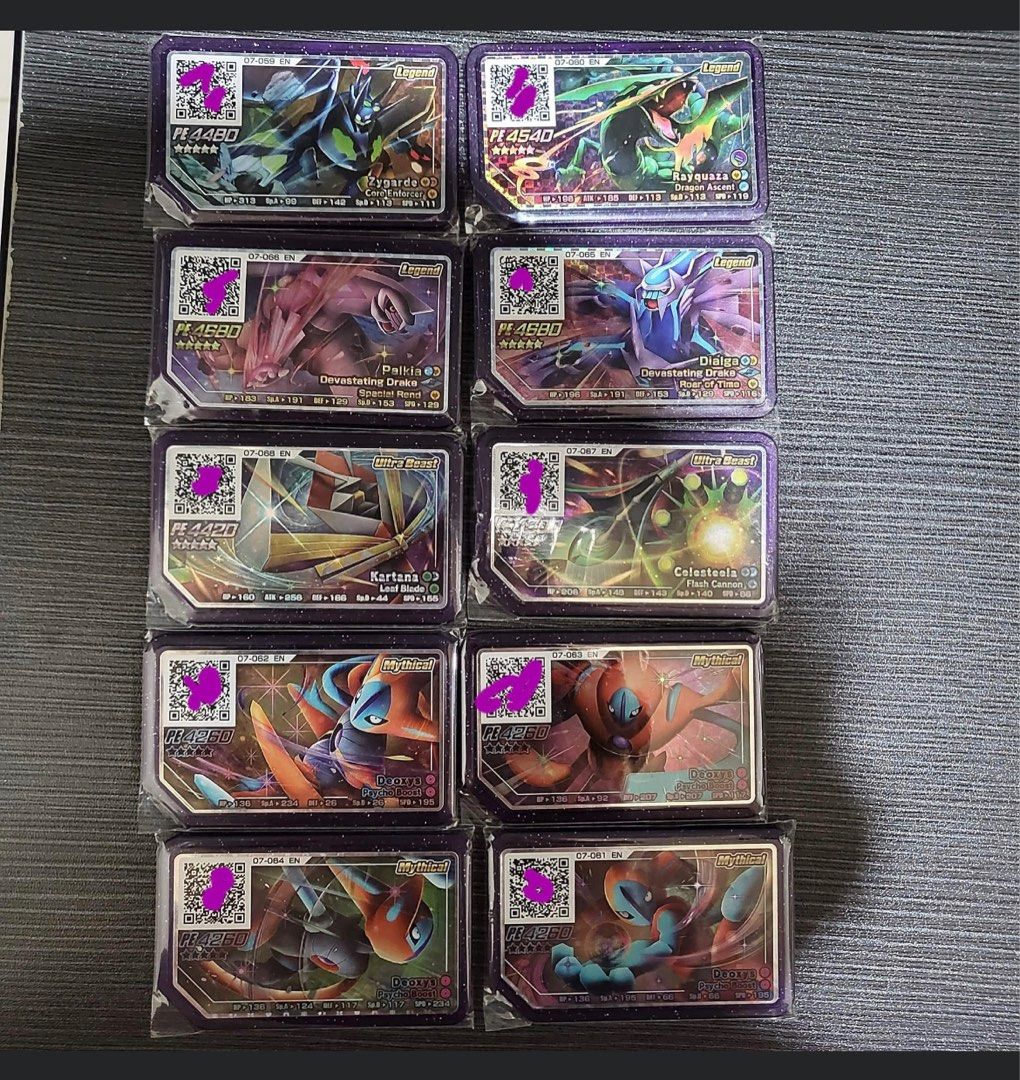 Pokemon gaole Legend 3 5* set, Hobbies & Toys, Toys & Games on Carousell