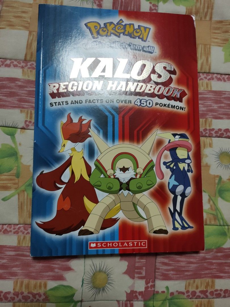 Pokemon kalos region handbook, Hobbies & Toys, Toys & Games on Carousell