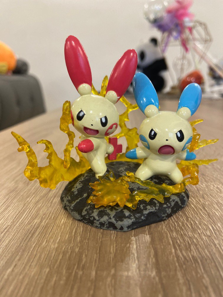 Pokemon Minun & Plusle, Hobbies & Toys, Toys & Games on Carousell