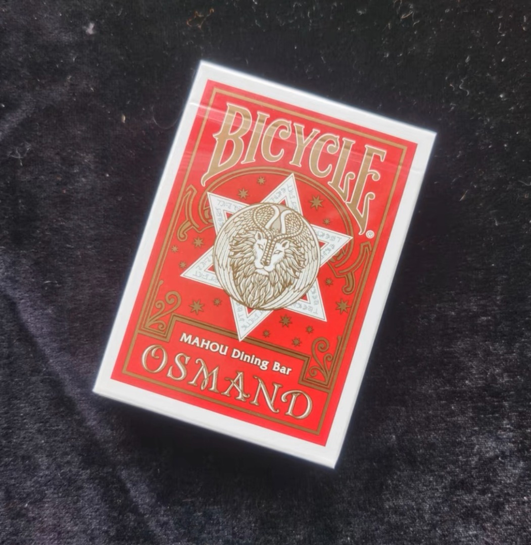 Poker Cards - Bicycle Osmand Red V2 (Standard Edition): Mahou Dining ...