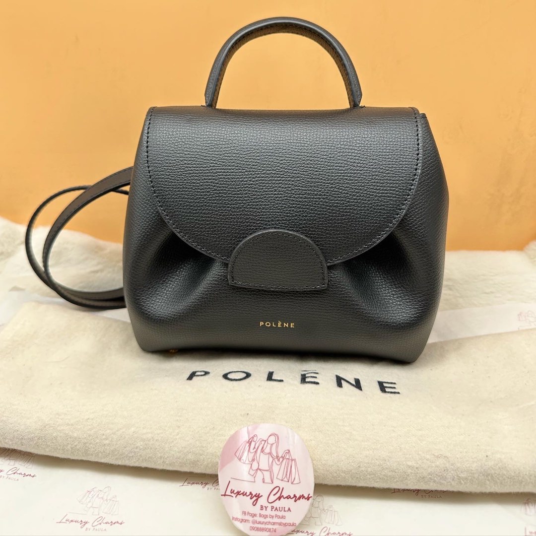Polene Numero Uno Nano Black/Noir, Luxury, Bags & Wallets on Carousell