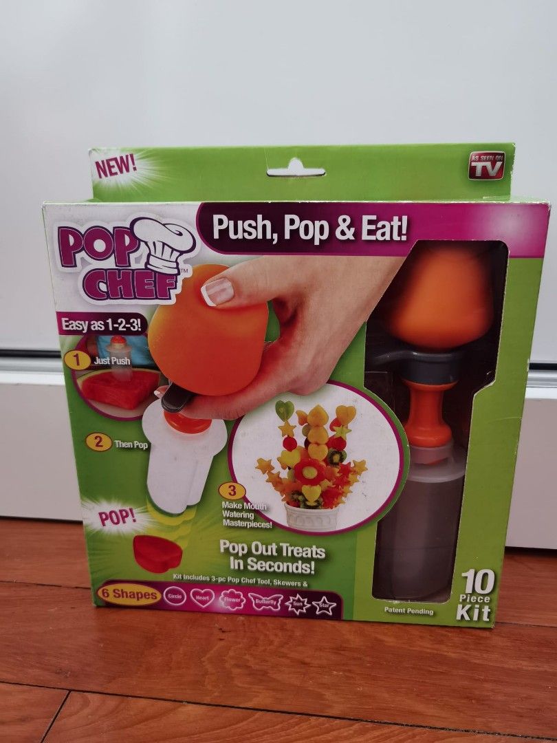 Pop Chef, Parachute, IKEA wall hangar, Velcro, Backjoy posture sitsmart ...
