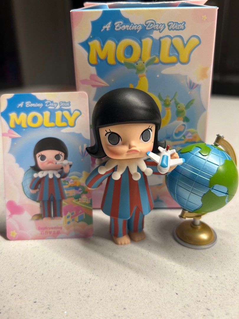 POPMART A Boring Day with Molly Series, Hobbies & Toys, Toys & Games on ...