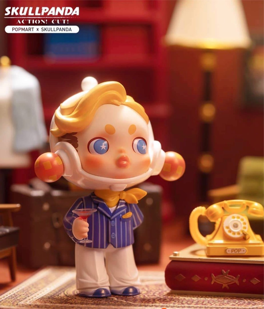 POPMART Skullpanda Action! Cut! Series, Hobbies & Toys, Toys & Games on ...