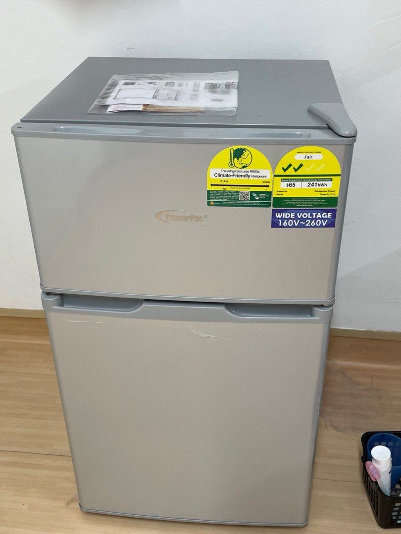 Powerpac 71L fridge with freezer, TV & Home Appliances, Kitchen ...