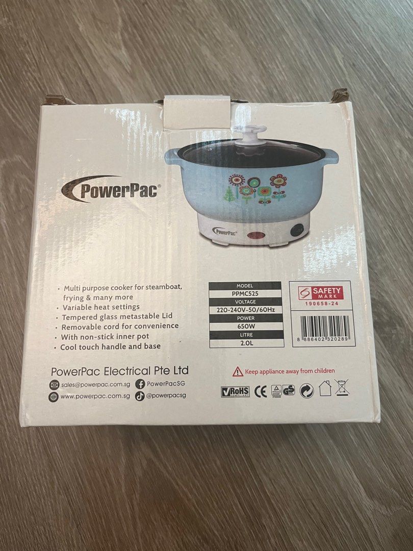 PowerPac Hotpot Multicooker, TV & Home Appliances, Kitchen Appliances ...