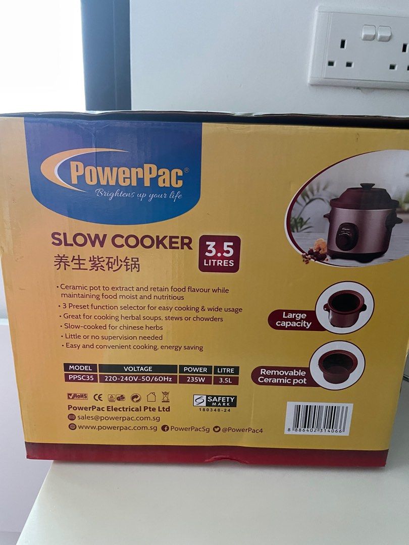 PowerPack Slow Cooker, TV & Home Appliances, Kitchen Appliances ...