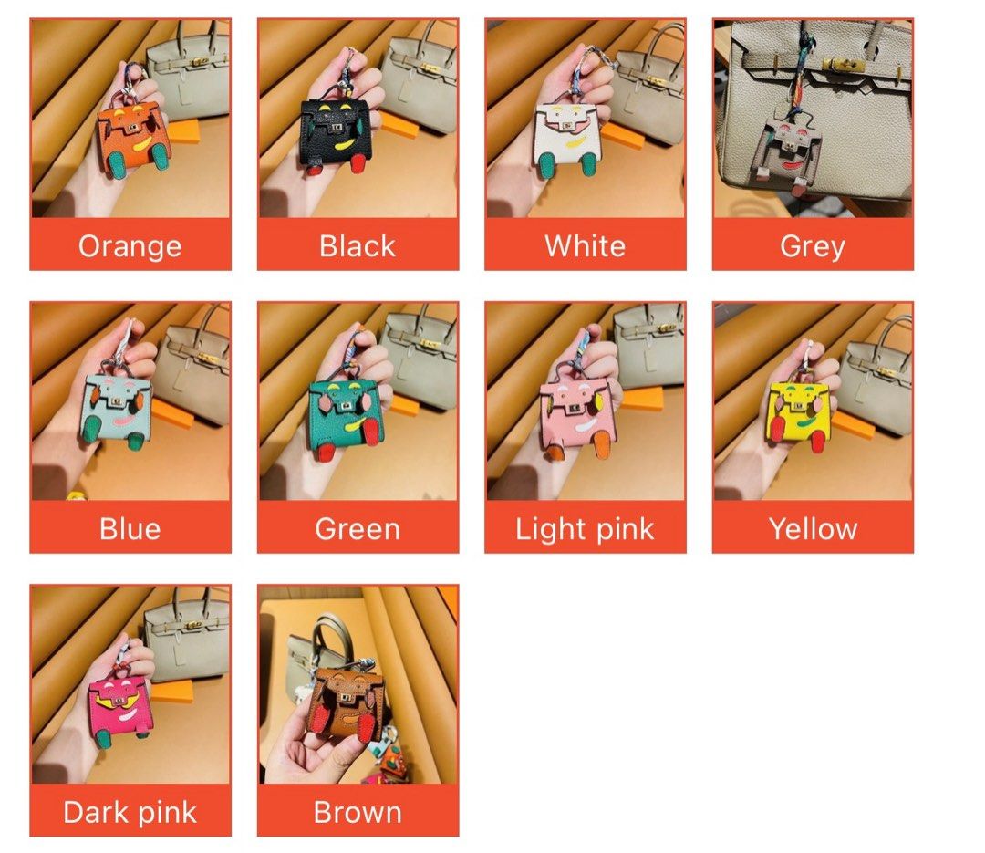 Pre order: Mini hermes.Kelly doll bag pendant cute keychain doll mini ...