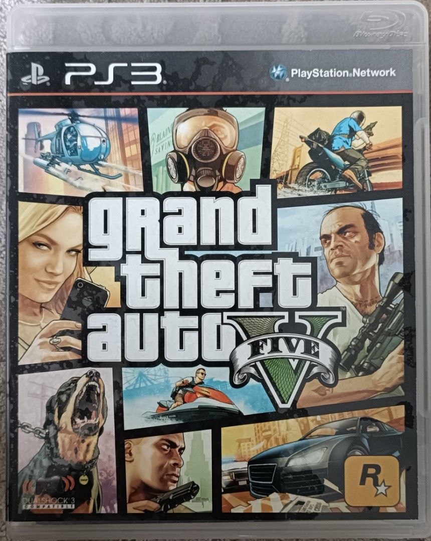 PS3 Grand Theft Auto 5 - GTA V, Video Gaming, Video Games, PlayStation ...