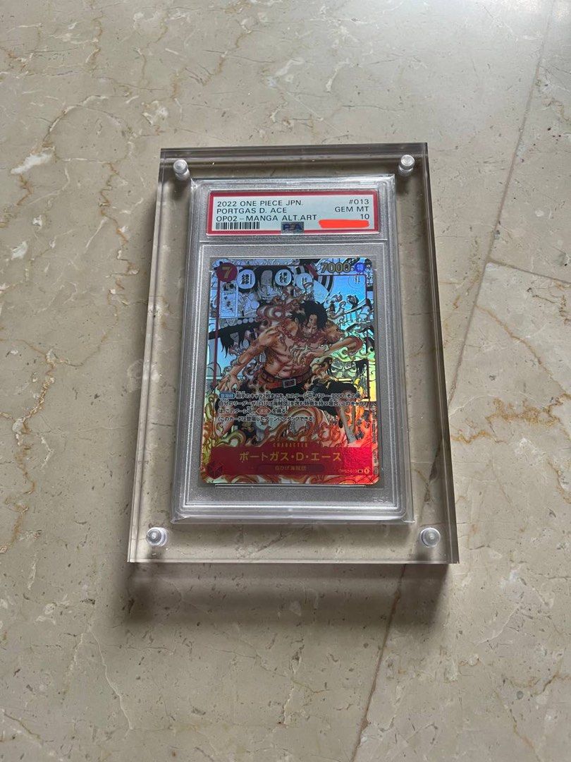 PSA Acrylic Slabs and Card Acrylic Display Case for TCG One Piece ...
