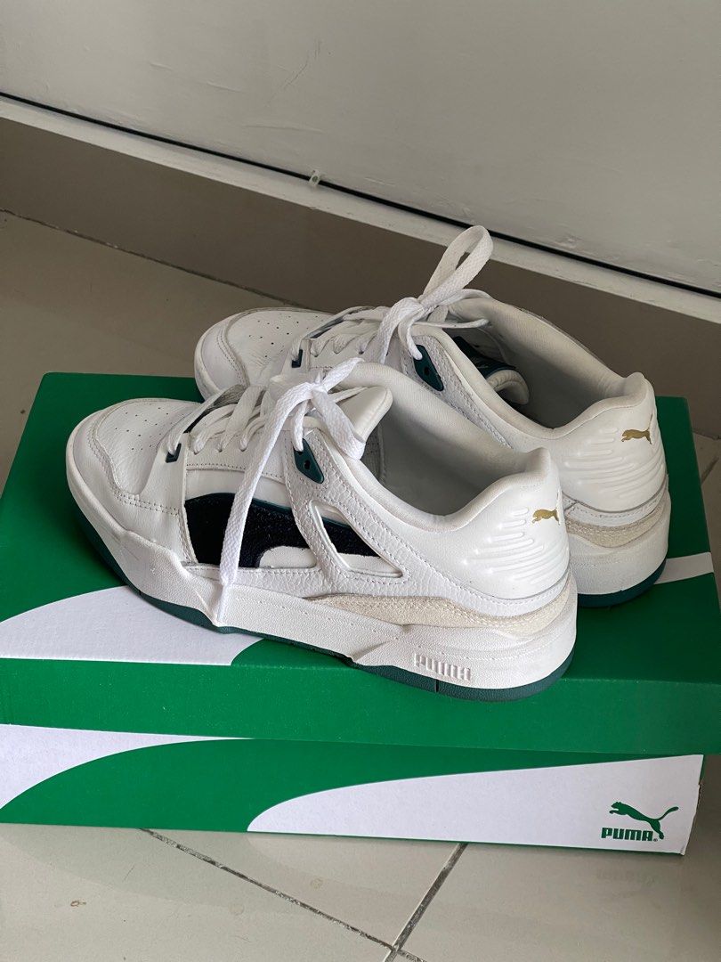 Puma Slipstream Suede (Varsity Green), Women's Fashion, Footwear ...