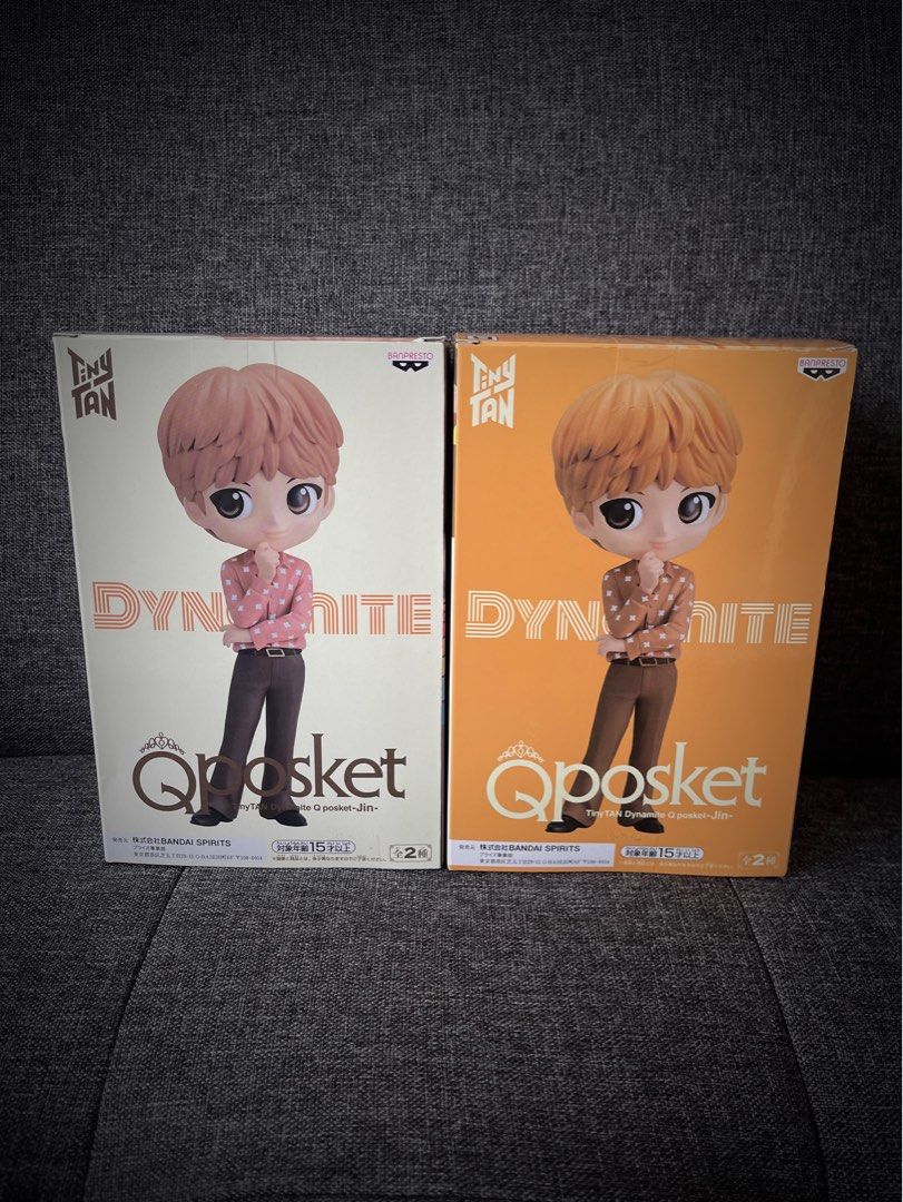 Qposket Tiny Tan Dynamite BTS Jin A & B, Hobbies & Toys, Toys & Games on Carousell