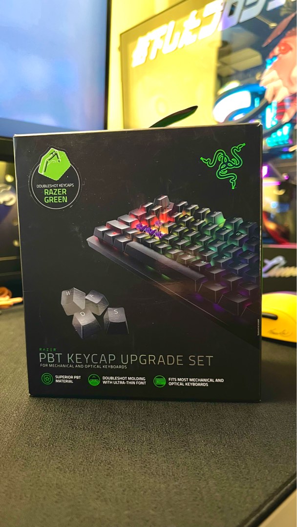 Razer PBT green keycaps., Computers & Tech, Parts & Accessories ...