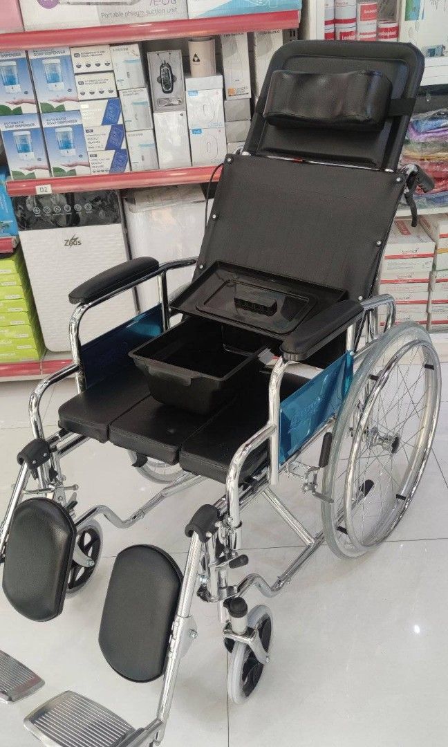 Reclining commode chair on Carousell