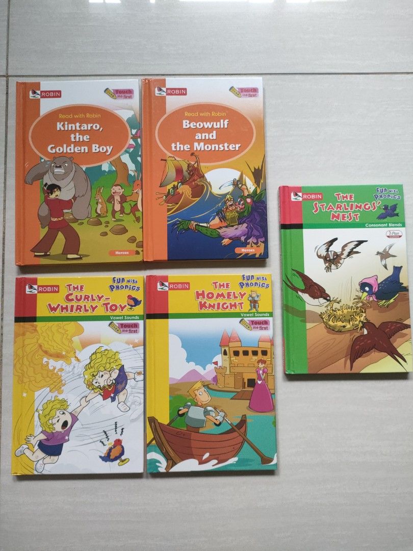 Robin - Series of books (Fun with Phonics, Keywords with Robin, Toby ...