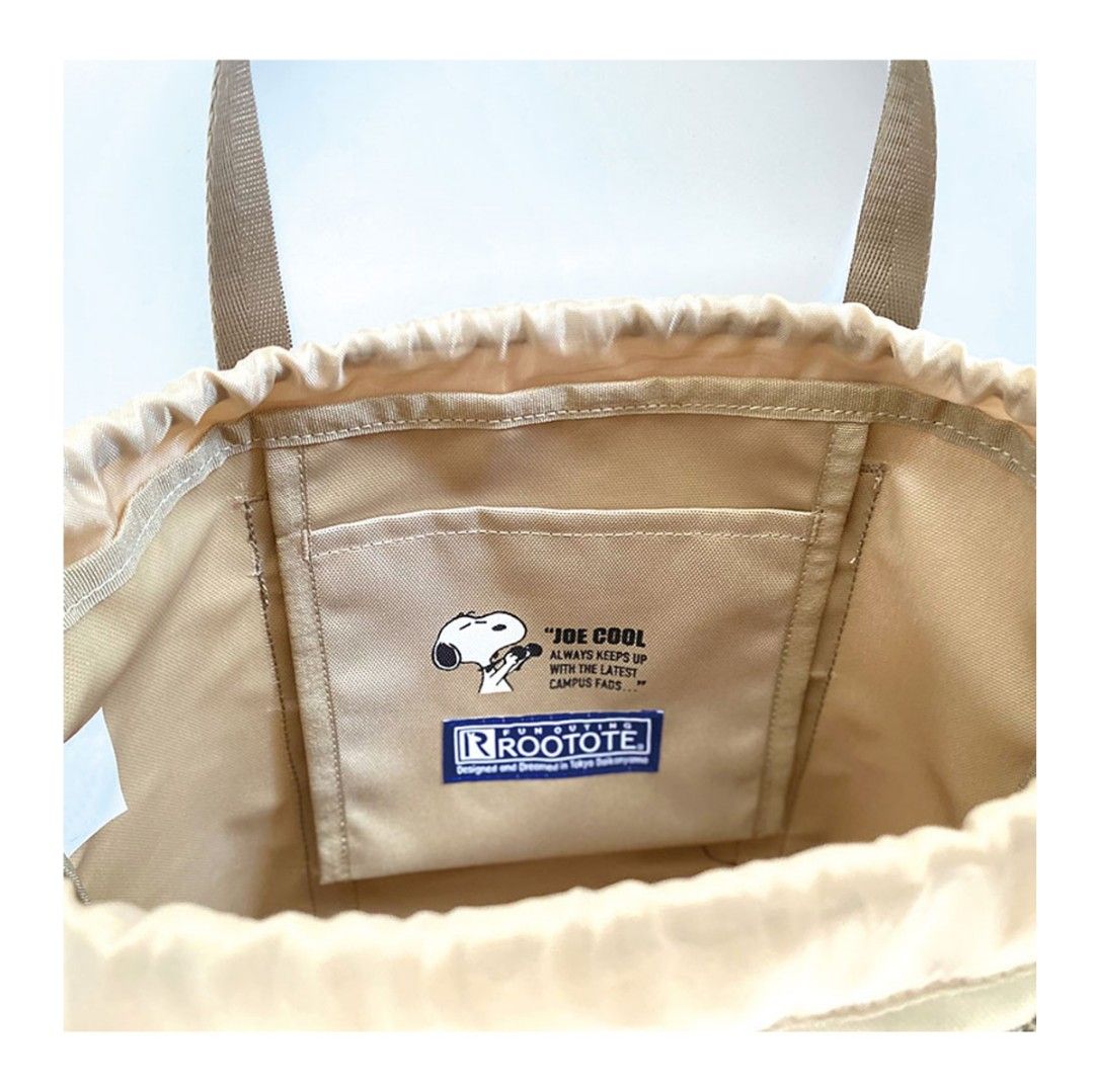 ROOTOTE X PEANUTS SNOOPY DELI TOTE BAG, Women's Fashion, Bags & Wallets, Tote Bags on Carousell