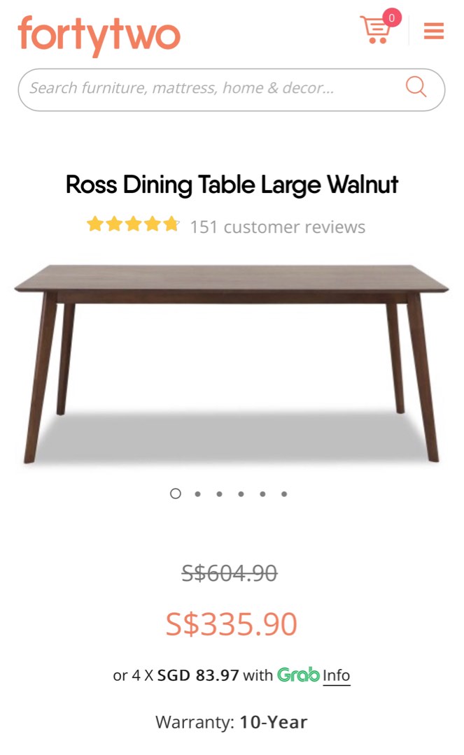 Ross Dining table, Furniture & Home Living, Furniture, Tables & Sets on ...
