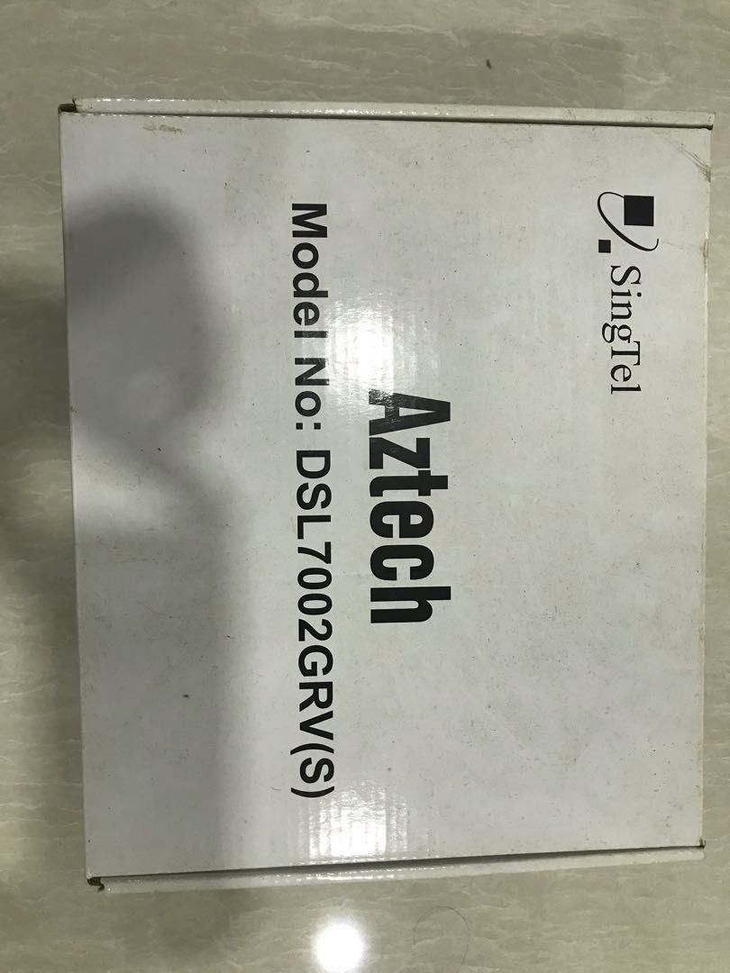 Router Aztech DSL7002GRV(S) - Singtel, Computers & Tech, Parts ...