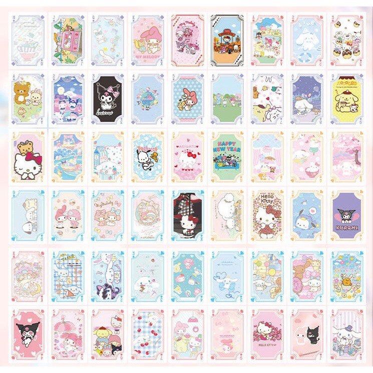 Sanrio characters kawaii playing cards - Hello Kitty and friends ...