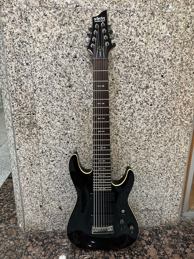 Schecter Omen-8 Multiscale 8-string Electric Guitar - Black, Hobbies ...