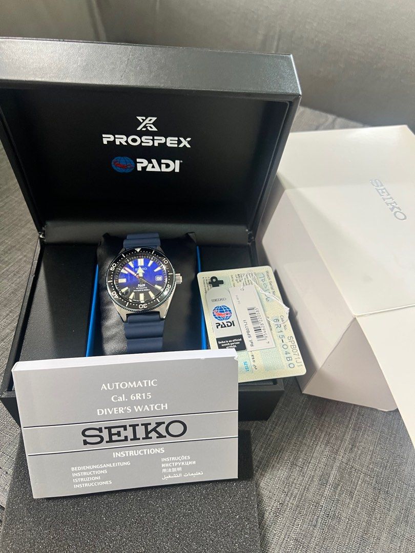 SEIKO PADI 62MAS SPB071, Men's Fashion, Watches & Accessories, Watches ...