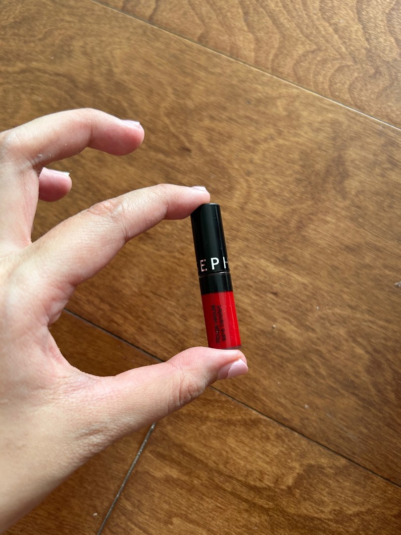 Sephora Cream Lip Stain in 01 Always Red 1.3ml on Carousell