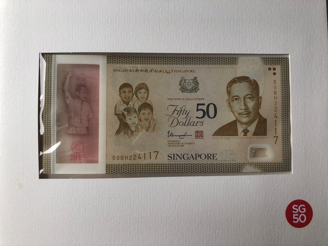 SG 50 Commemorative Notes (A), Hobbies & Toys, Memorabilia ...