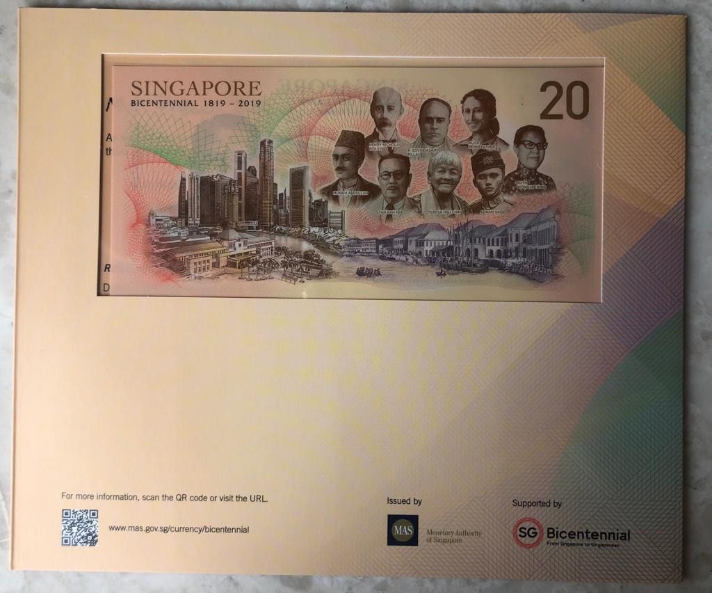 SG Bicentennial Commemorative Note (C), Hobbies & Toys, Memorabilia ...