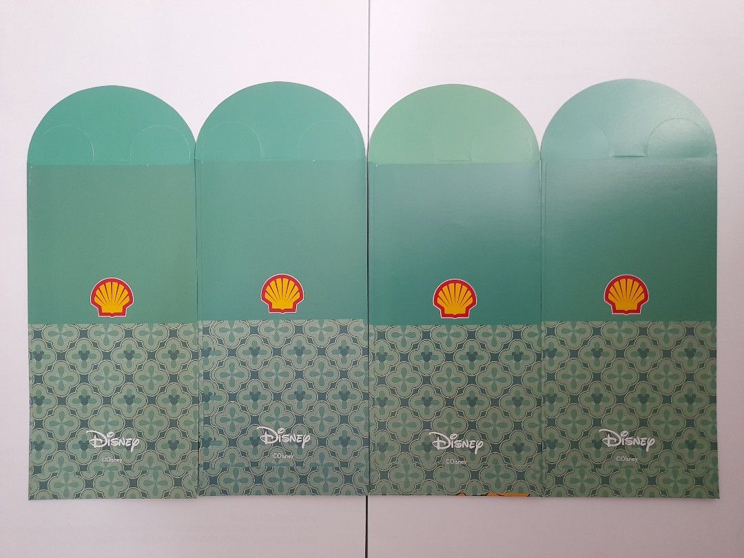 Shell Disney Mickey and Minnie Sampul Raya 4 Pieces Set, Hobbies & Toys ...