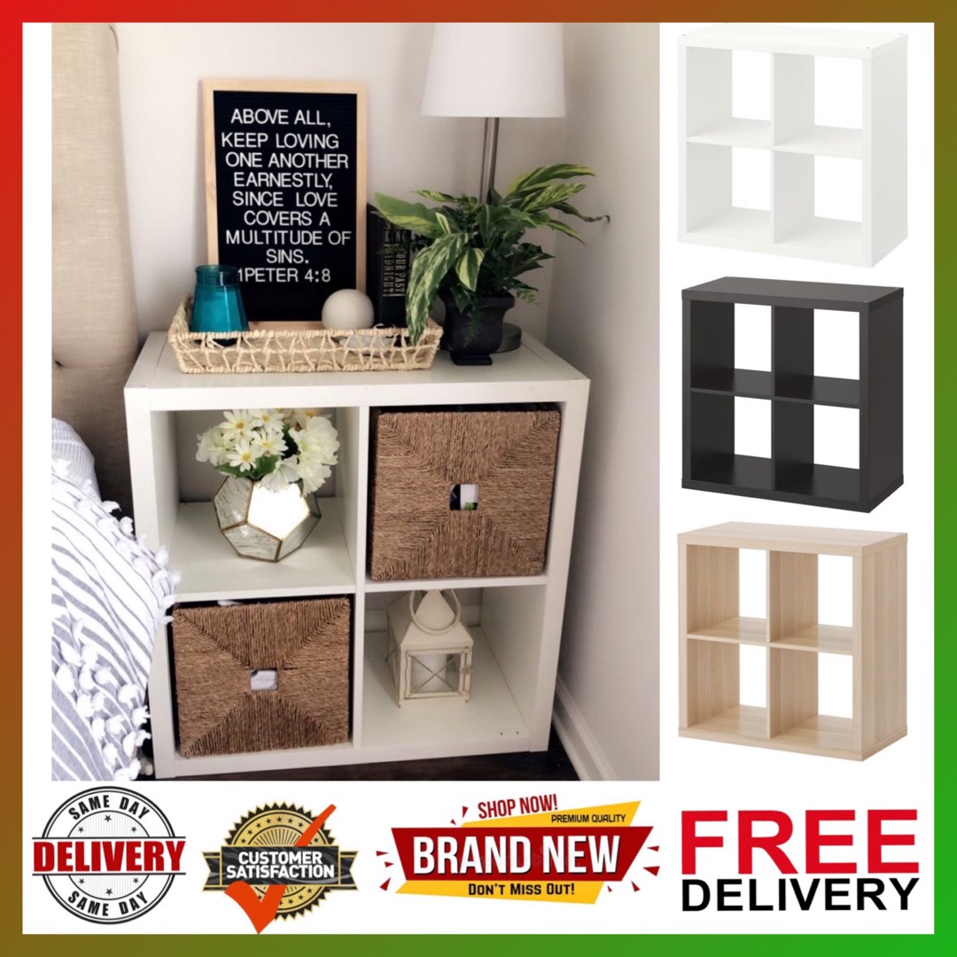 Ikea display shelves, ikea bedside table, KALLAX black-brown, KALLAX ...