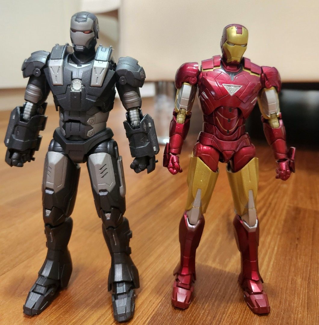 SH.figuarts War machine and Iron Man mk7 (Bandai), Hobbies & Toys, Toys ...