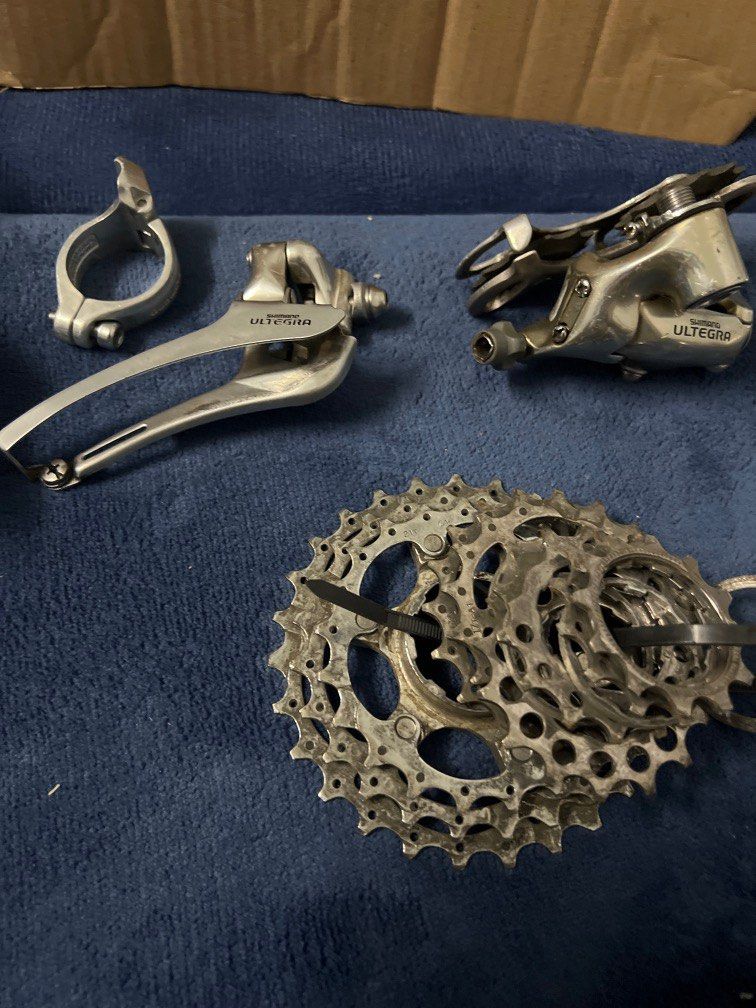 Shimano Ultegra 6500 vintage complete set minus shifters., Sports ...