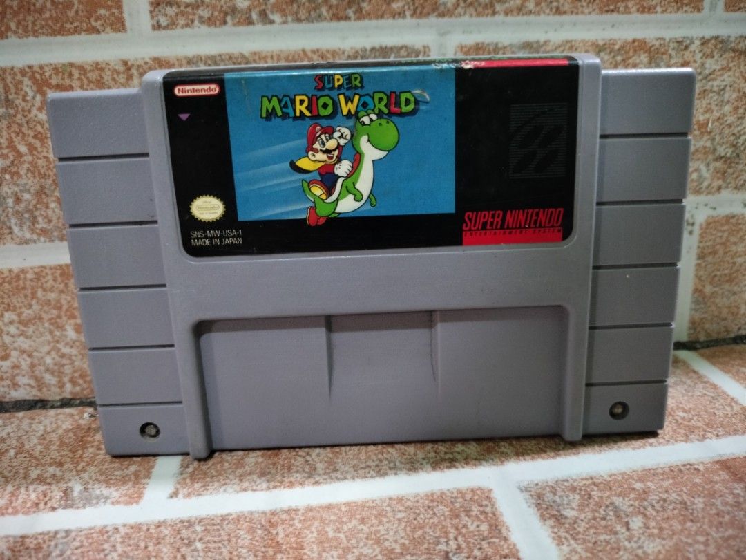Snes game Super mario world, Video Gaming, Video Games, Nintendo on ...