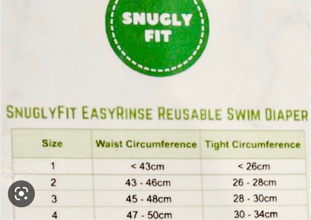Snugly Fit Swim Diaper, Babies & Kids, Babies & Kids Fashion on Carousell