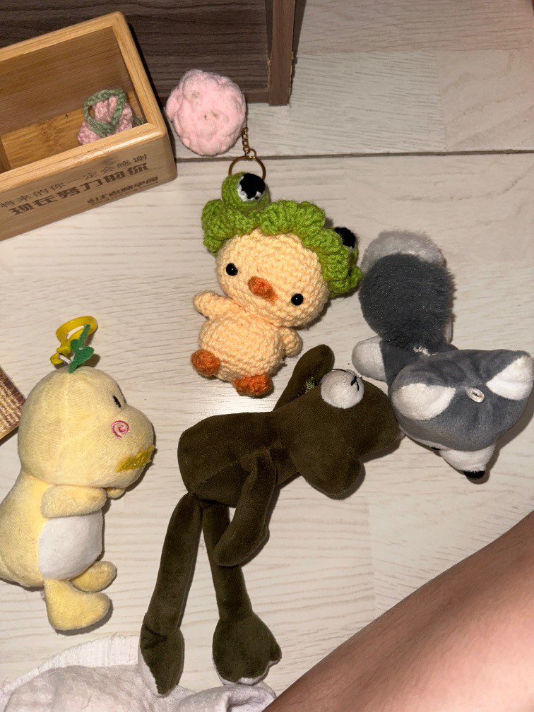 soft toy keychains, Hobbies & Toys, Toys & Games on Carousell