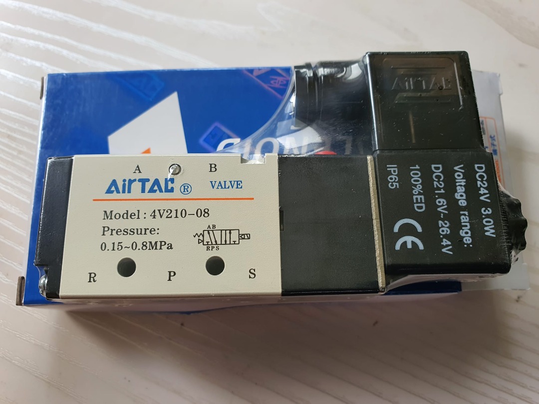 Solenoid Valves (new) Airtac DC24V-3W Model 4V210-08, Furniture & Home ...