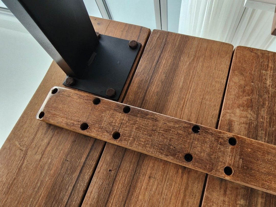 Solid Hard Wood Table, Furniture & Home Living, Furniture, Tables ...
