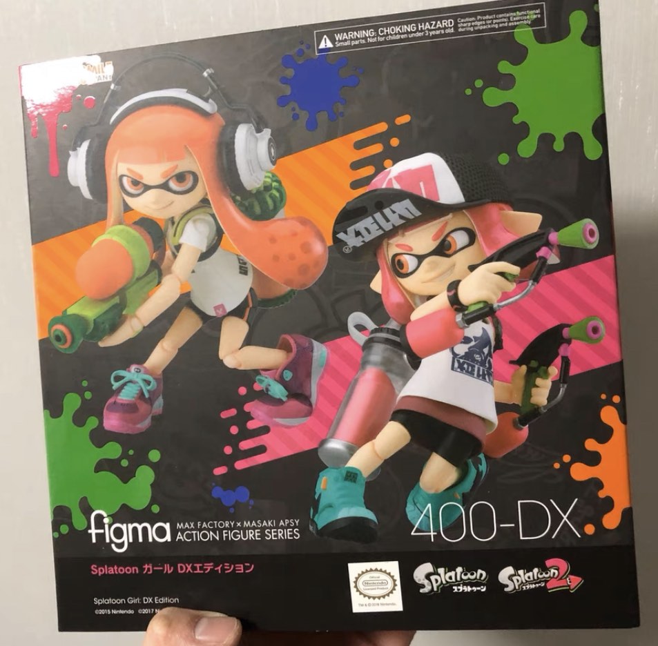 SPLATOON INKLING GIRL DX EDITION FIGMA 400-DX, Hobbies & Toys, Toys ...
