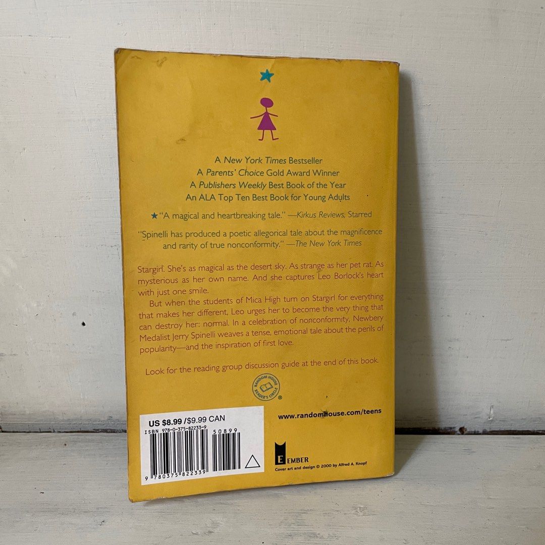 Stargirl by Jerry Spinelli, Hobbies & Toys, Books & Magazines, Fiction ...