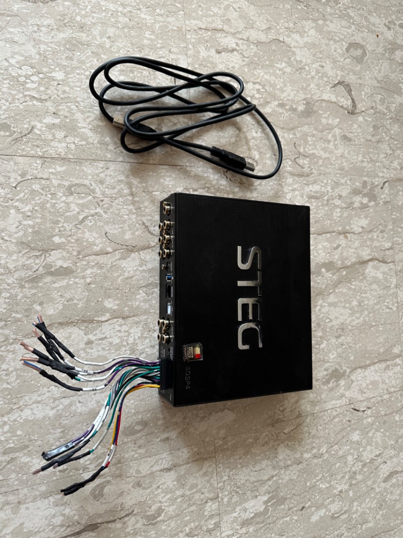 STEG SDSP4 DSP 200W Amplifier, Car Accessories, Electronics & Lights on Carousell