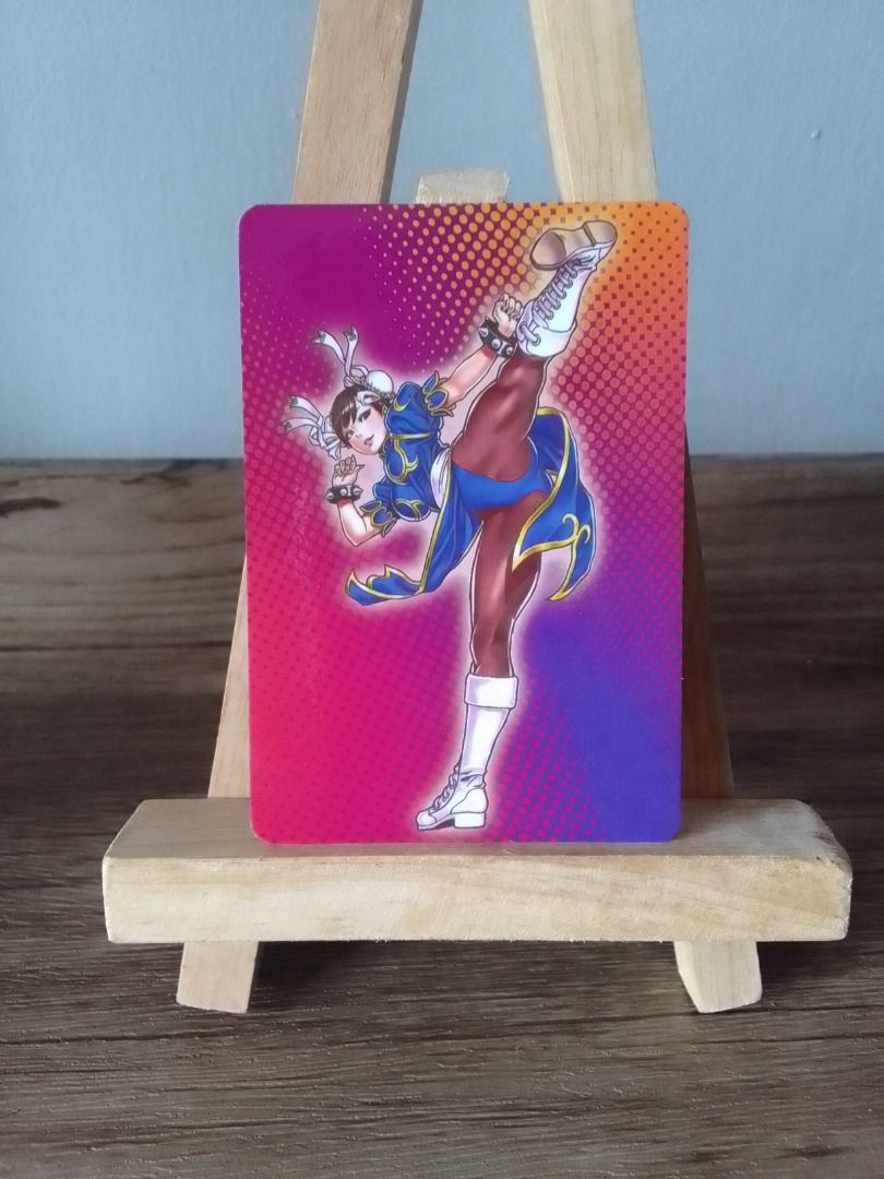 STREET FIGHTER HIGH KICK CHUN-LI CARD - CUSTOM, Hobbies & Toys, Toys ...